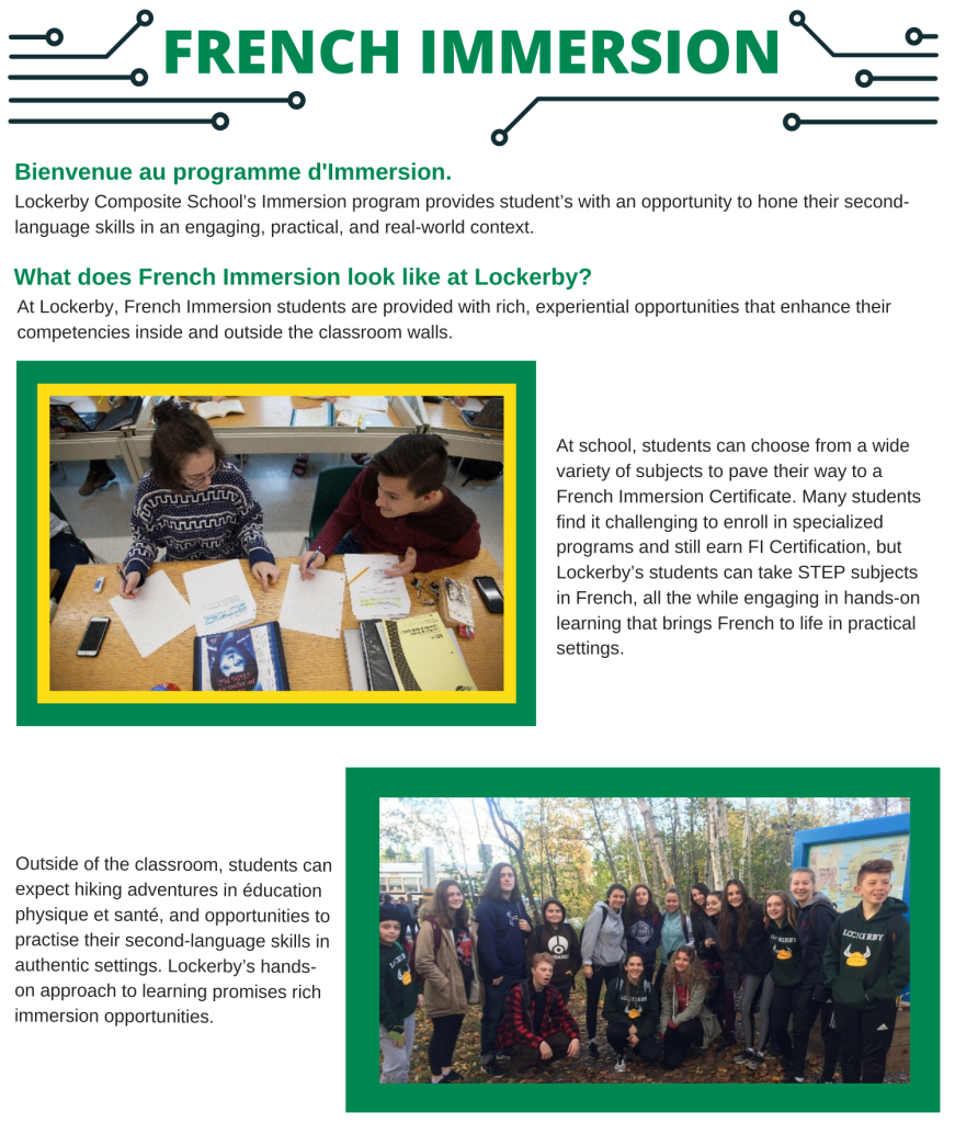 French Immersion - Lockerby Composite School