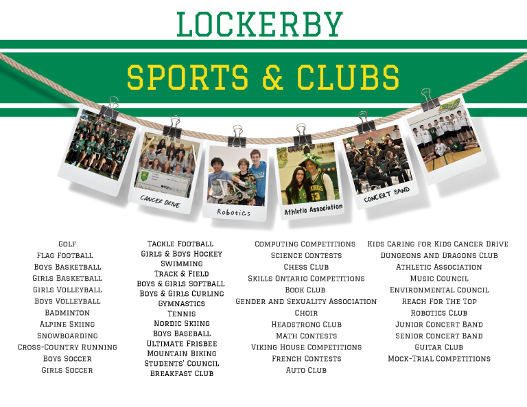 Athletics - Lockerby Composite School