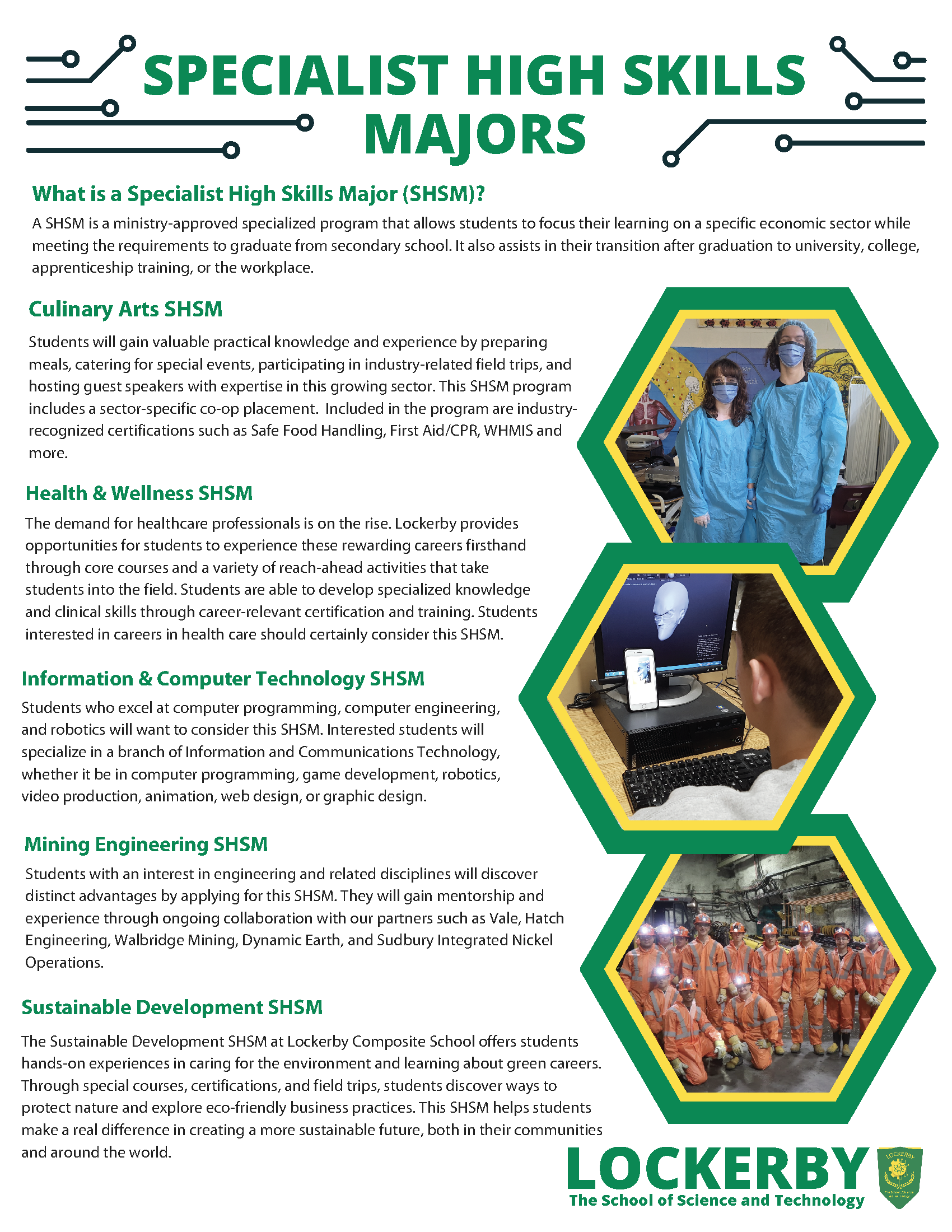 Culinary Arts SHSM - Lockerby Composite School